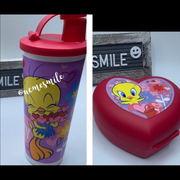 Tupperware | Kitchen | Tupperware Looney Tunes Tweety Bird Tumbler ...